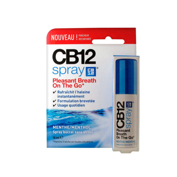 CB12 Spray Haleine Fraîche Menthe-Menthol Sans Alcool - Fabellashop ...