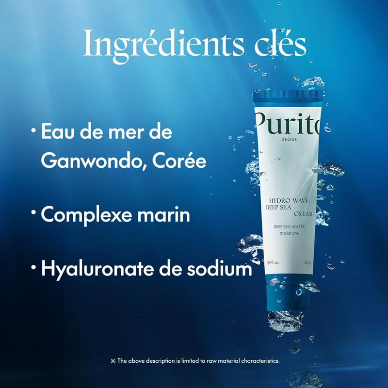 PURITO SEOUL Hydro Wave Deep Sea Crème Hydratante à L'Eau de Mer ...